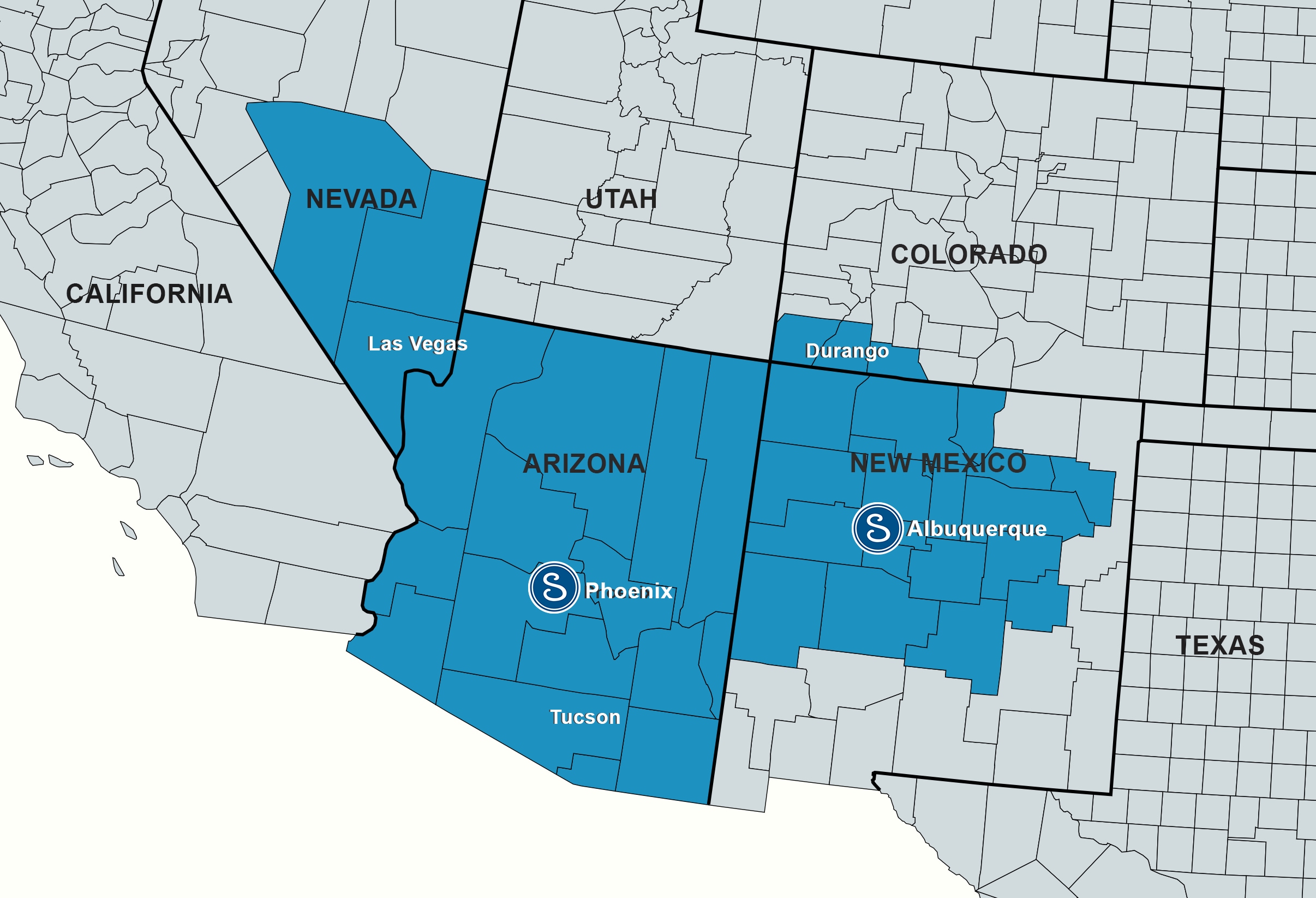 Our Service Area | Swagelok Southwest | Swagelok